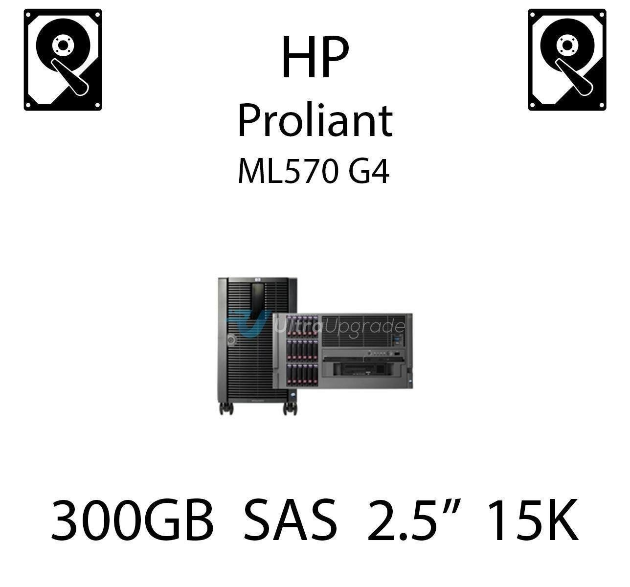 300GB 2.5" dedykowany dysk serwerowy SAS do serwera HP ProLiant ML570 ...