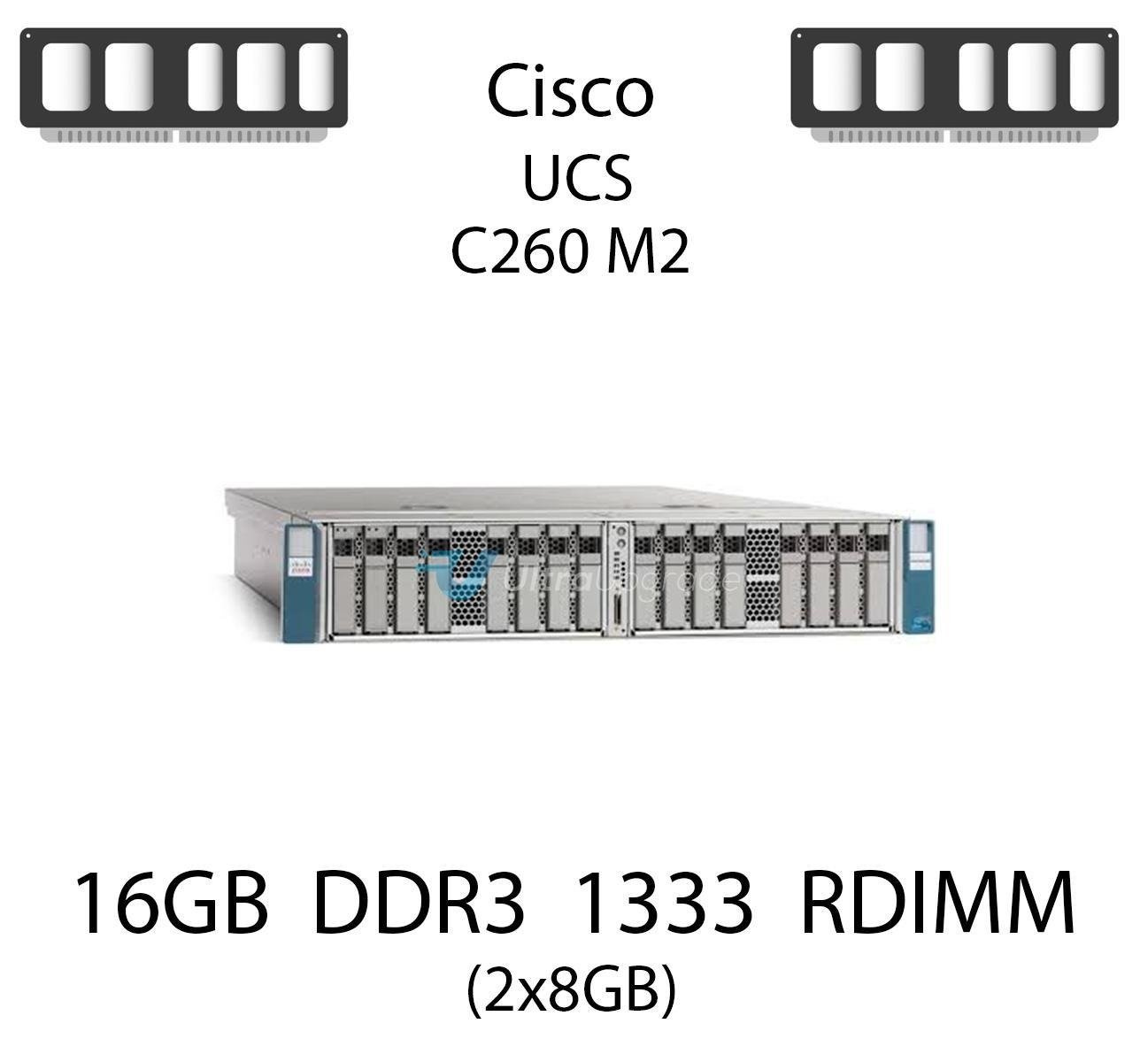Pamięć RAM 16GB (2x8GB) DDR3 dedykowana do serwera Cisco UCS C260 M2 ...